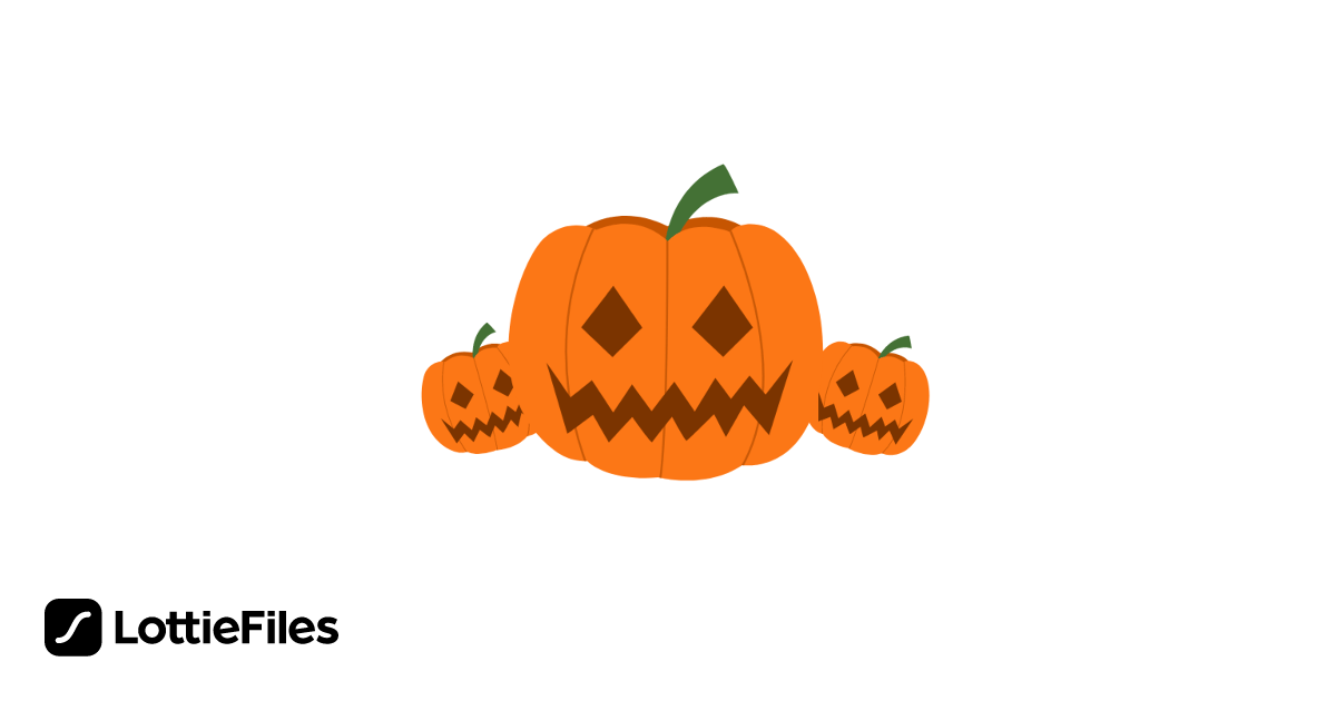 Free halloween pumpkin Animation by Midhun Mohan | LottieFiles