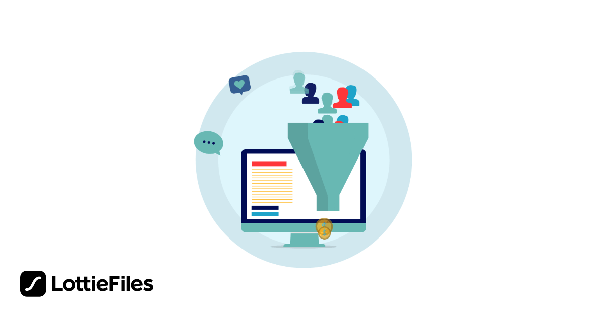 Free Sales Funnel Animation by Corey Shirey | LottieFiles