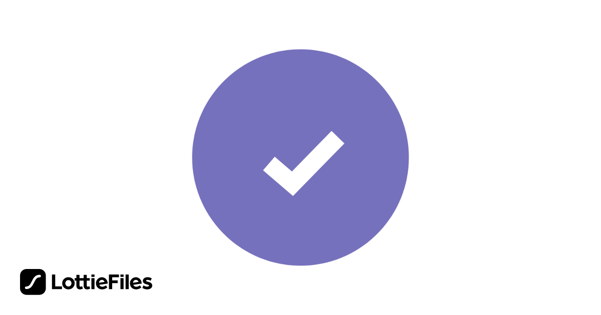 Free Simple tick 2 Animation by Hicy Wonder | LottieFiles