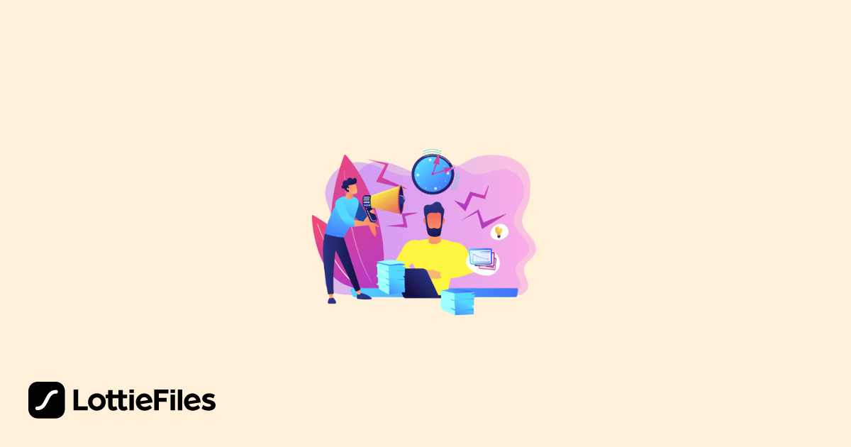 Free stress Animation by DCE | LottieFiles