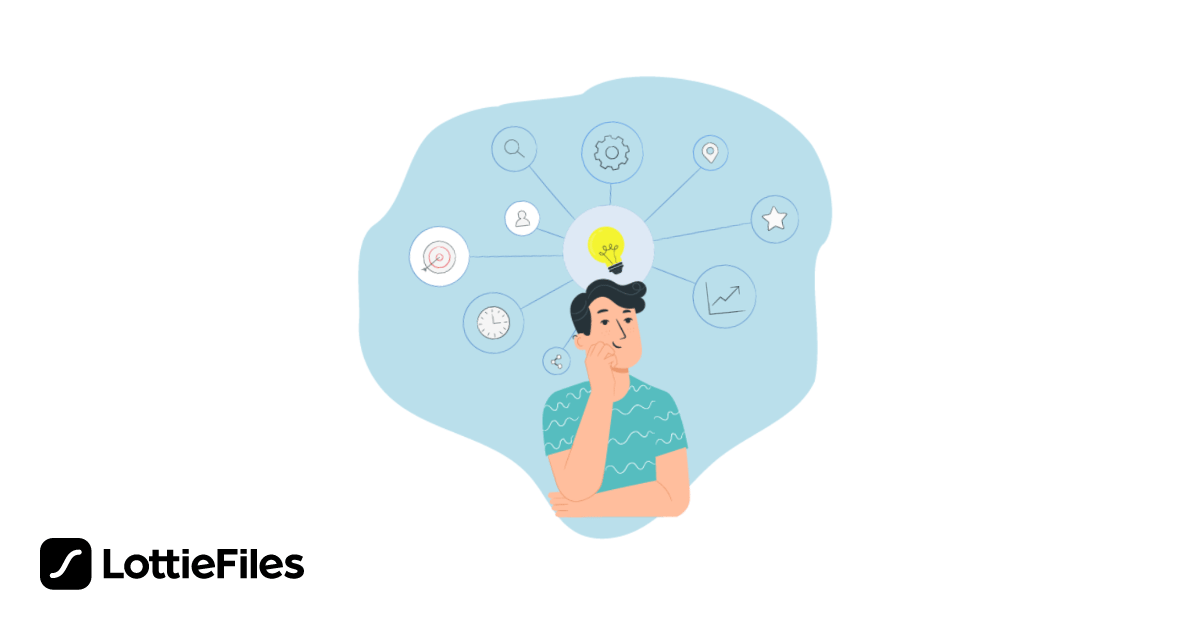 Free Thinking Animation by DCE | LottieFiles