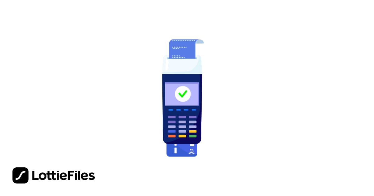 Free Credit Card Machine Animation by Sheikh Sohel | LottieFiles