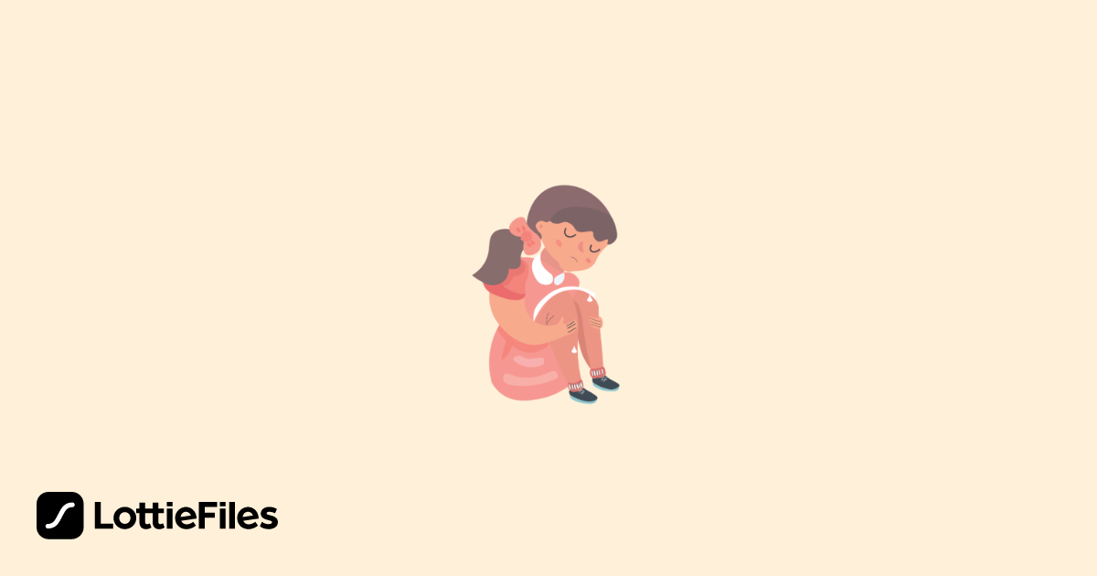 Free crying girl Animation by DCE | LottieFiles
