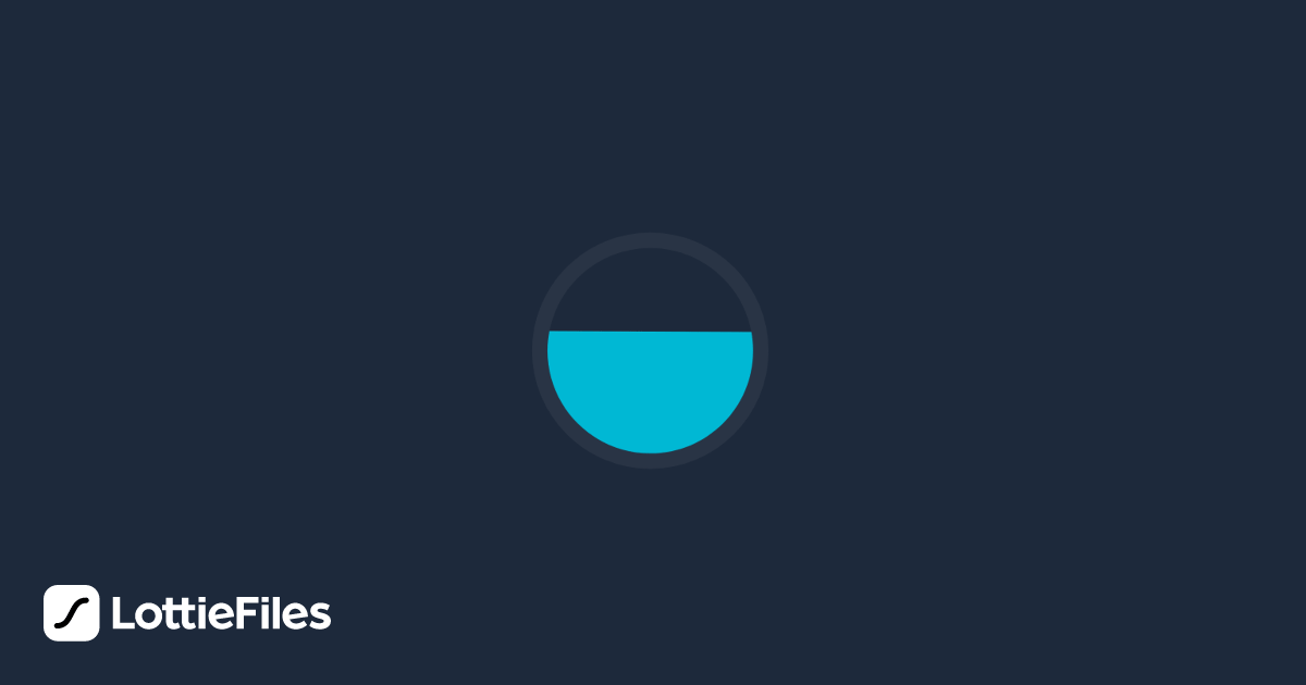 Free Water Loader Animation by Chris Gannon | LottieFiles