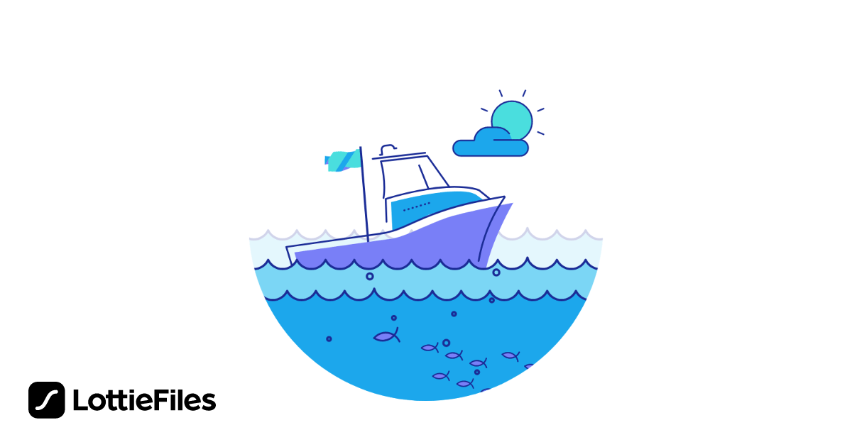 Free ship is sailing Animation by Lina Chekhovich | LottieFiles