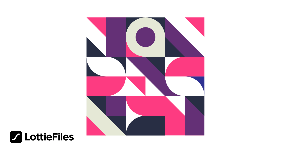 Free pattern geometric shapes Animation by Itay Alon | LottieFiles