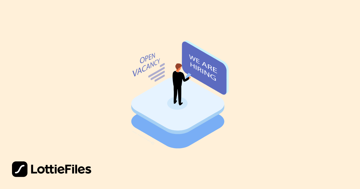 Free We are Hiring_Get Ready to work- Job Recruitment (isometric-hiring ...