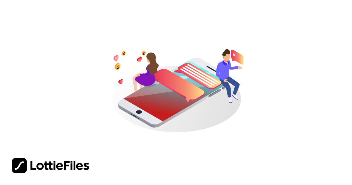 Free Mobile Messaging Animation by PassionHacks | LottieFiles