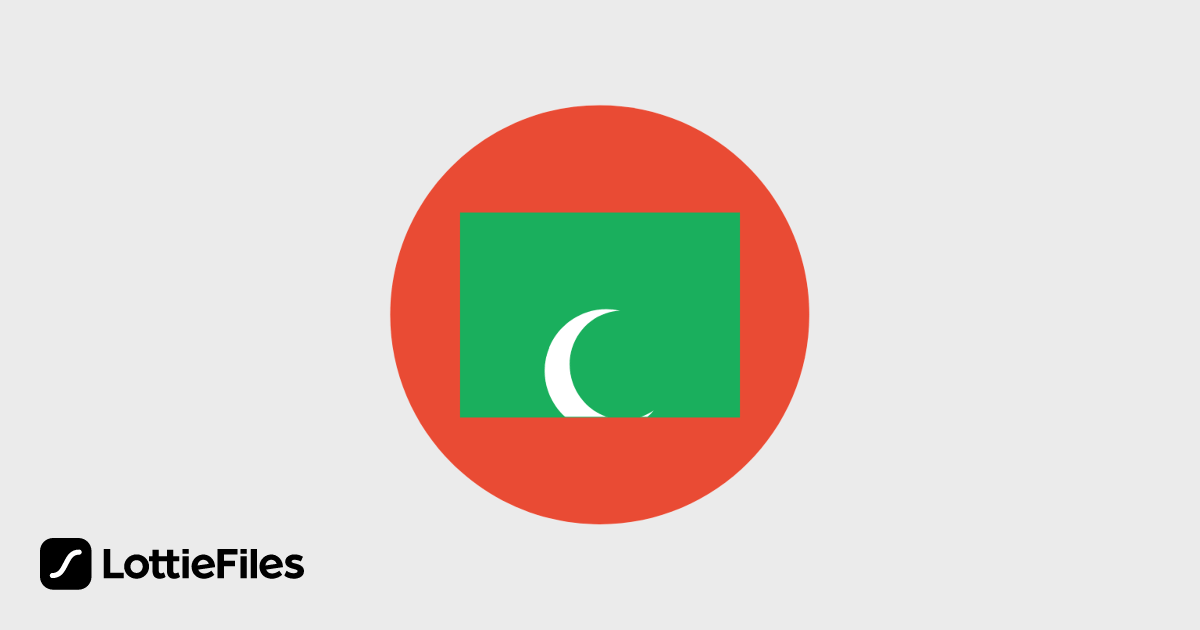 Nattu Adnan의 무료 Maldives Flag 애니메이션 | 로티파일