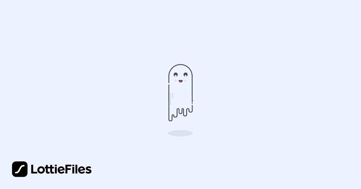 Free Cute Ghost Animation Animation by Yash Moon | LottieFiles