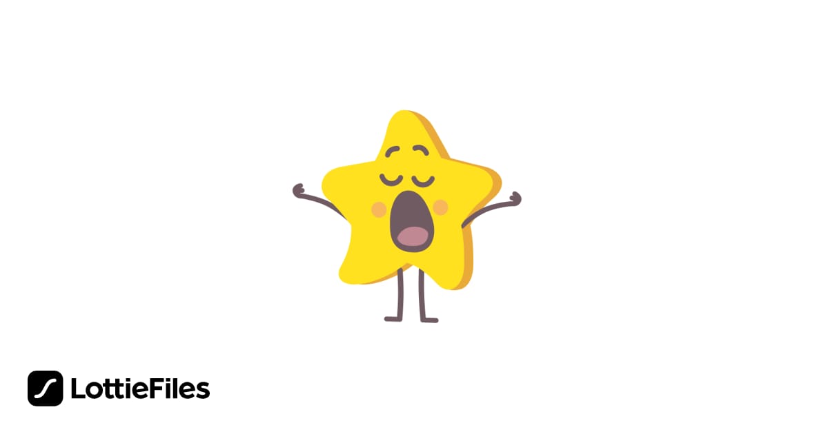 Free Lazy Star Animation by Zainab Khalil | LottieFiles