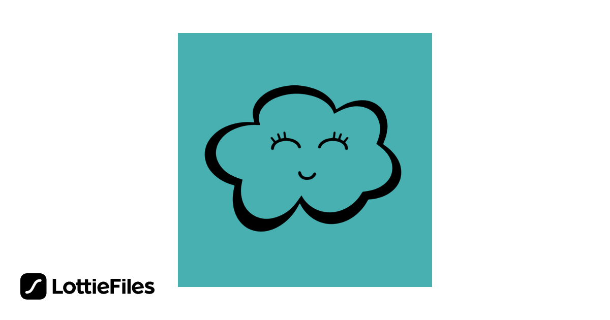 Free Cloud 9 Balloons Cloud that spins, winks and blushes Animation by ...