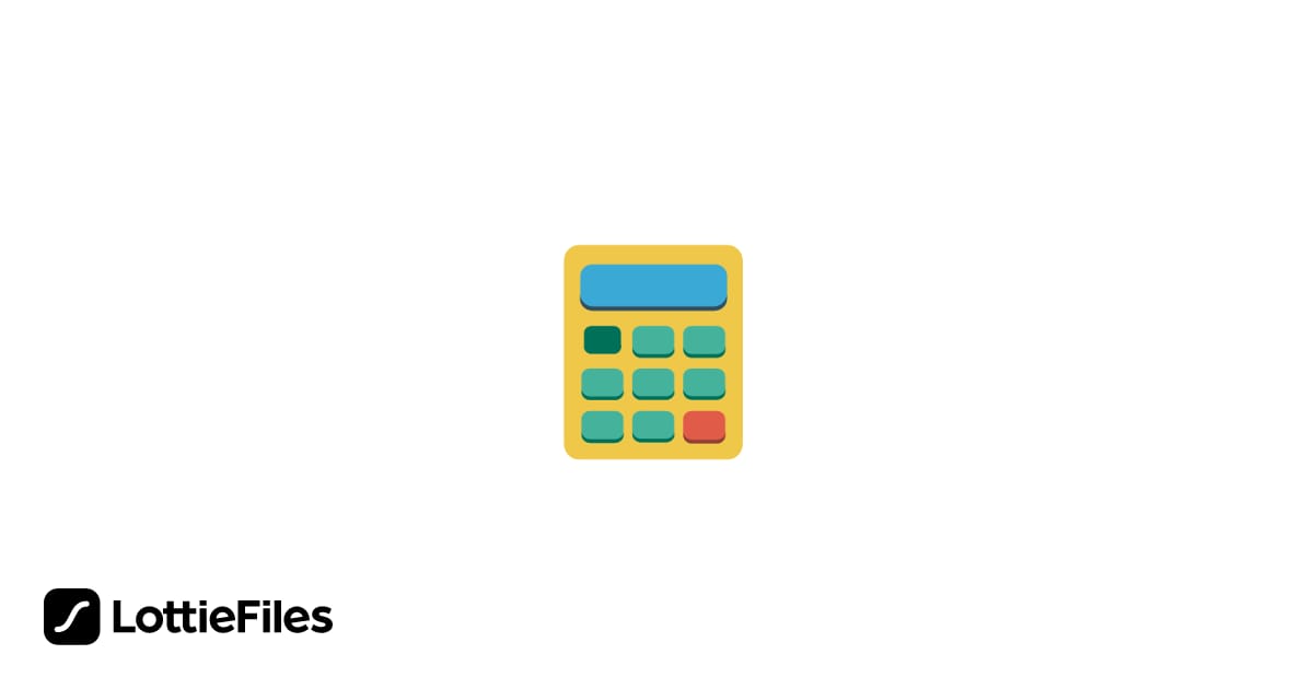 Free Calculator Animation by Dorukhan Ozmutlu | LottieFiles