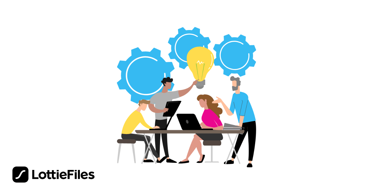 Free Teamwork Animation by Hoofprint Media | LottieFiles