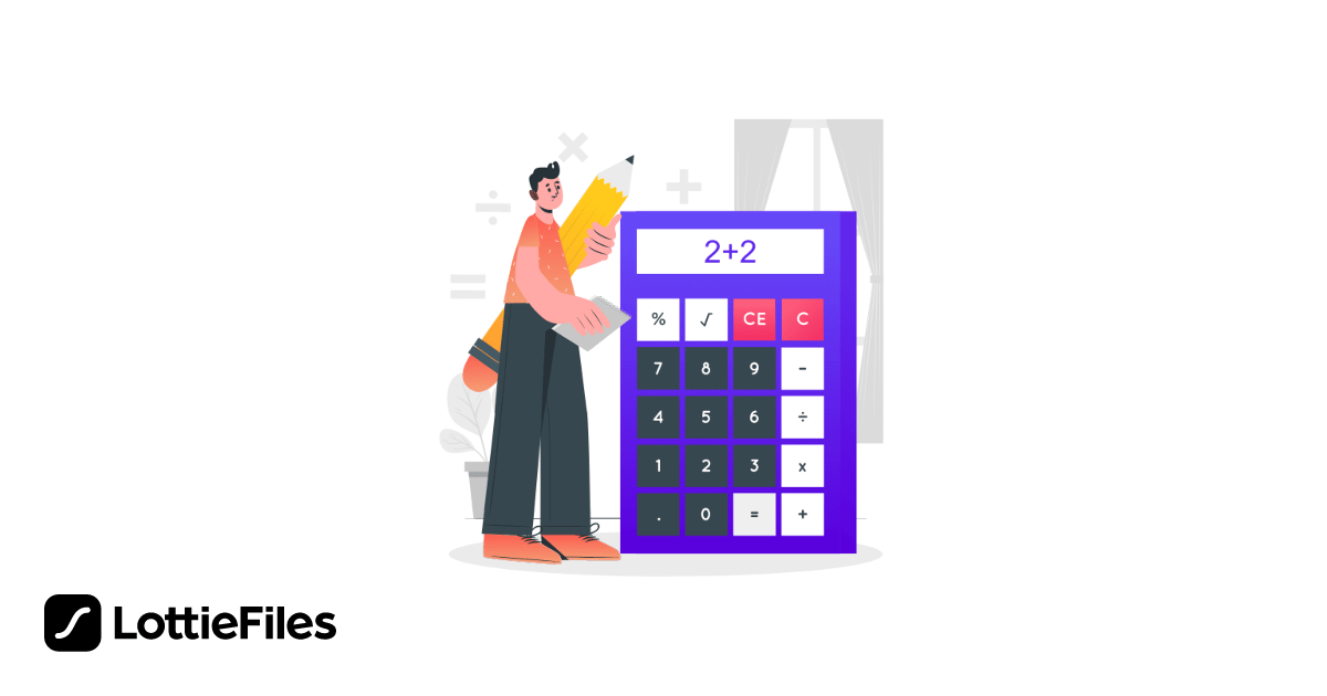 Free Calculator Animation by Mujahid Islam | LottieFiles