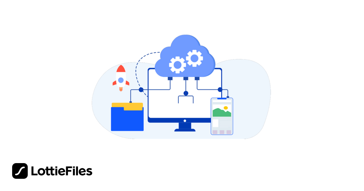 Free Data Cloud Server Animation by MD KOWSAR ALI | LottieFiles