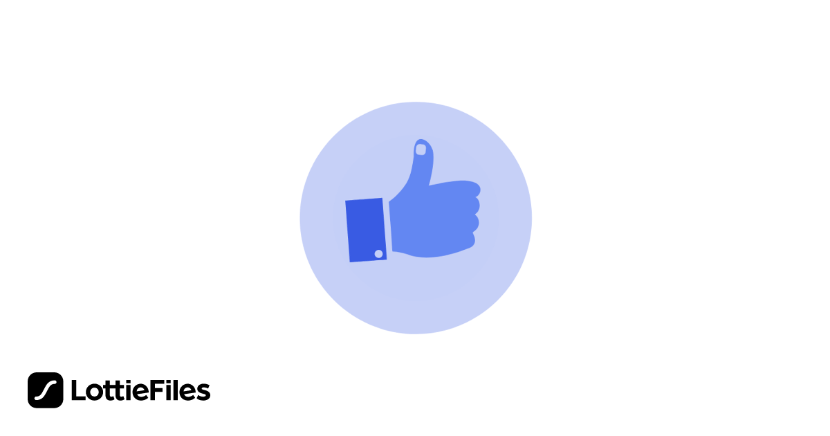 Free Hand Thumb Like Animation by Korhan Ulusoy | LottieFiles