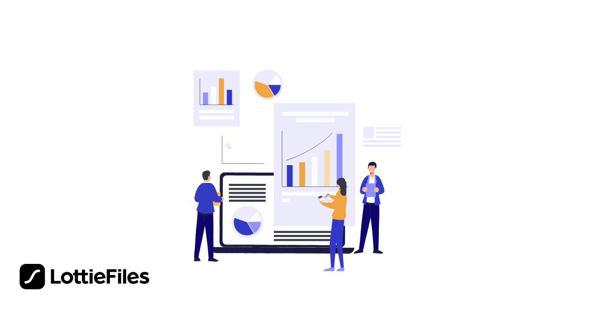 Free Statistics Animation by Julia | LottieFiles