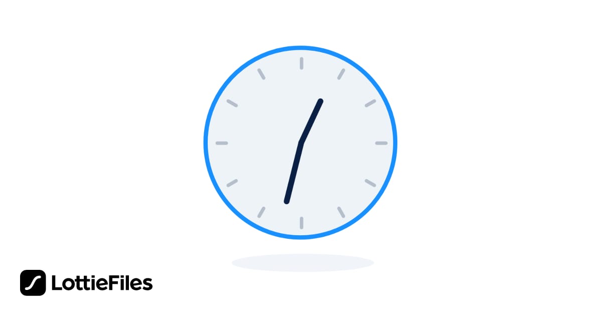 Free Clock Waiting Animation Animation by Vaidas | LottieFiles