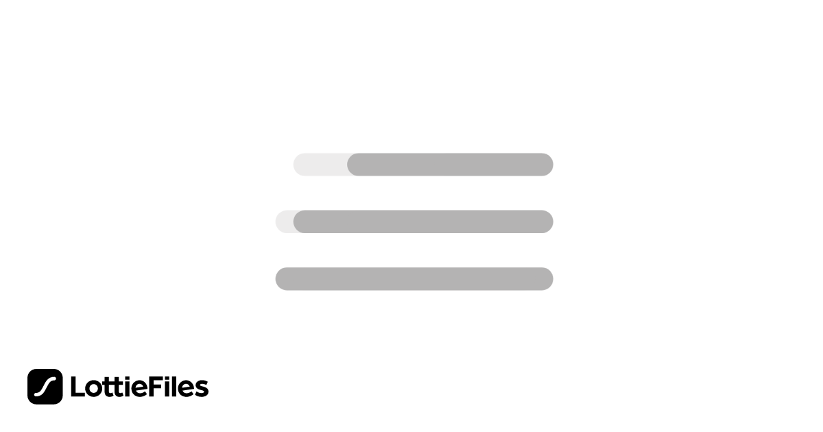 Free Grey hamburger Animation by George Jenkins | LottieFiles