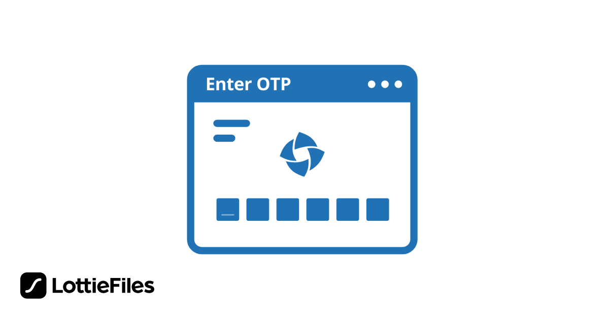 Free Enter OTP 2 Animation by Heramb Shet | LottieFiles