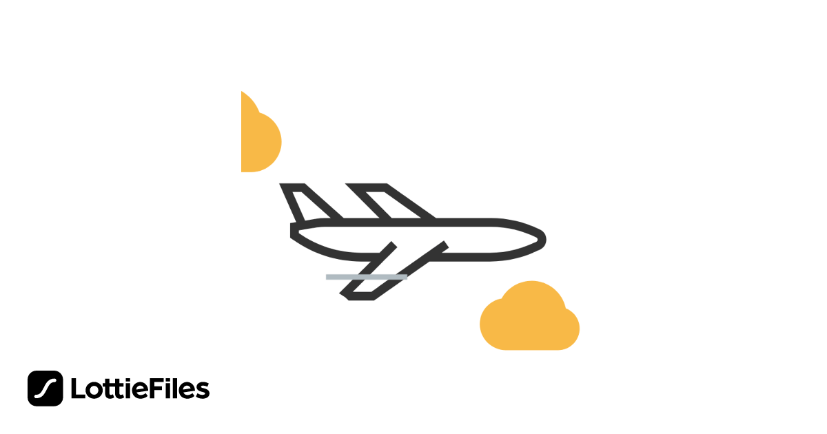 Free Plane Animation by Infinitum | LottieFiles