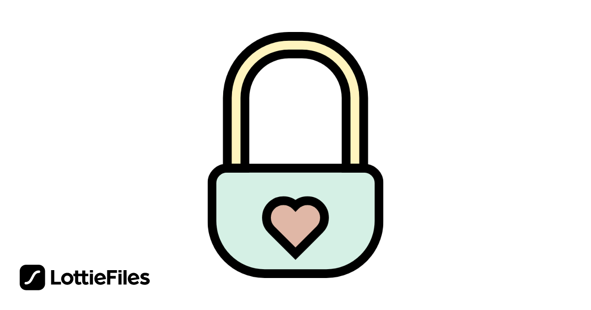 Free Love padlock Animation by Raden Arya | LottieFiles