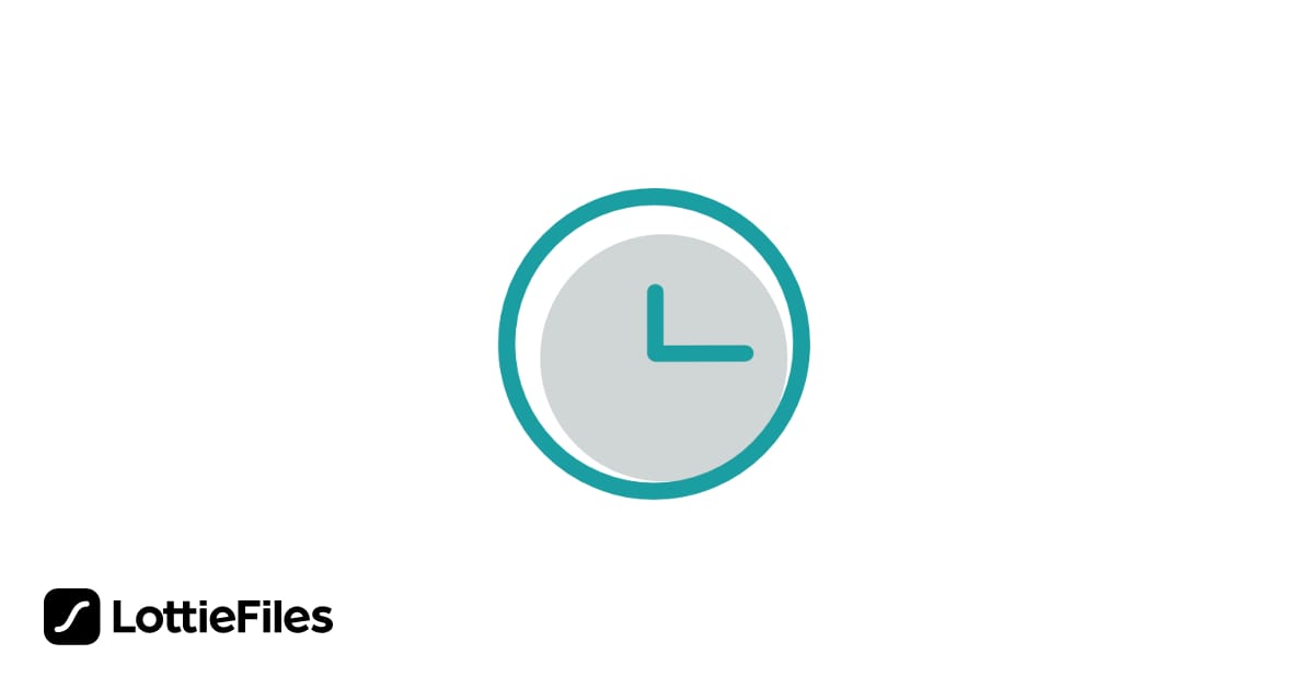 Free Clock Green Animation by Gabb Borghetti | LottieFiles