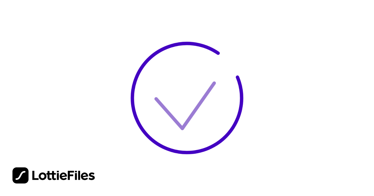 Free Check success animation Animation by Oluwatobi Mayowa | LottieFiles