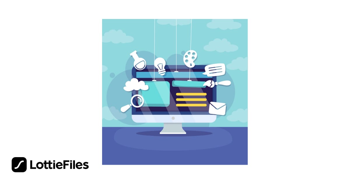 Free Web building Animation by Priyanshu Rijhwani | LottieFiles