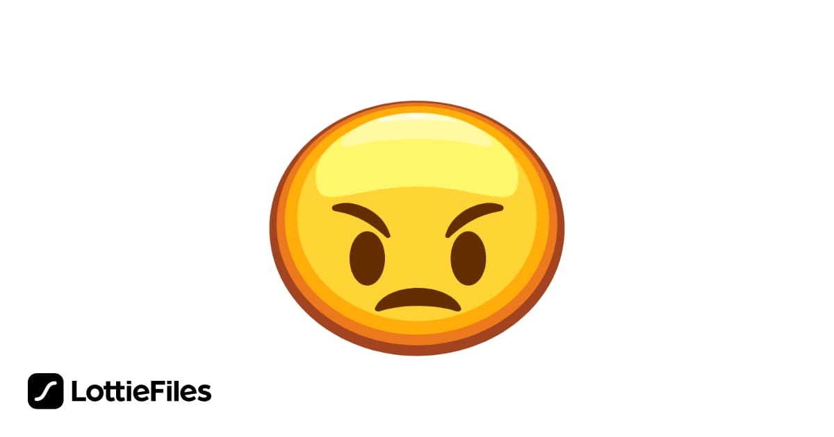 Free Angry Face Animation by Samed Çetin | LottieFiles