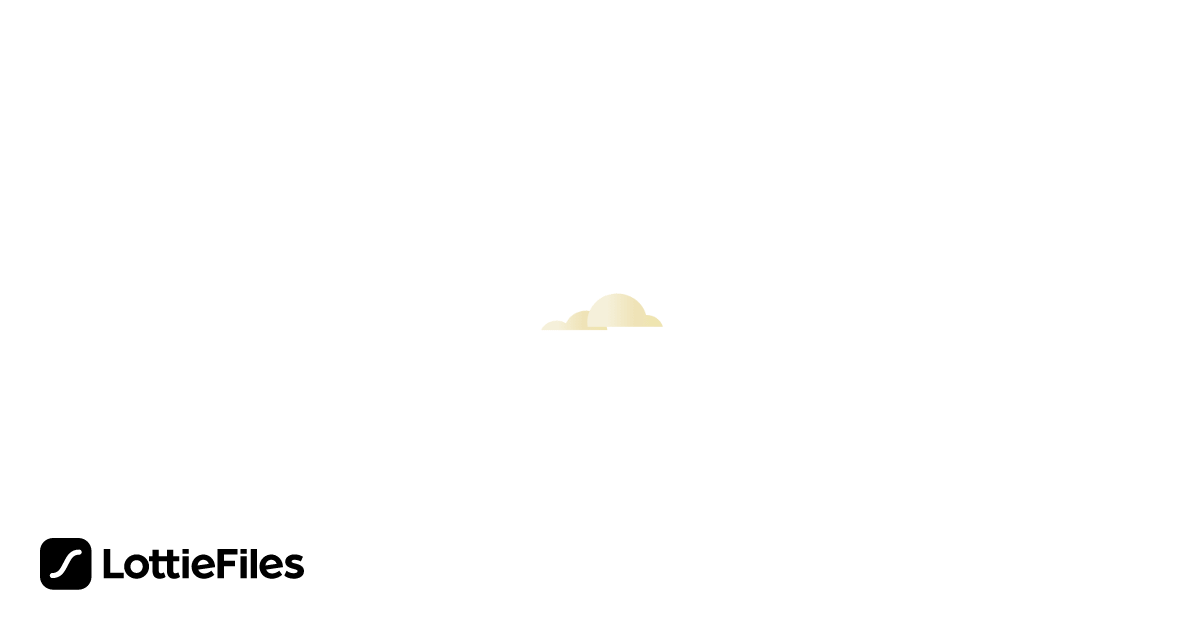Free Gold Clouds Animation by Soul Cloud | LottieFiles