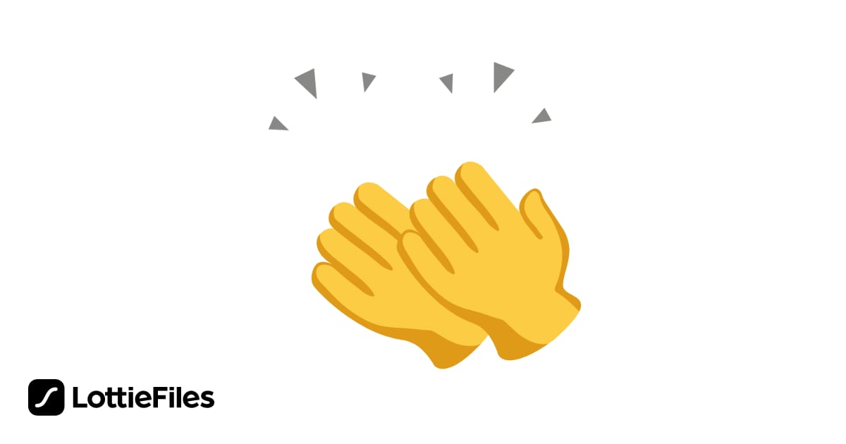 Free Clapping Hands Animation by Samed Çetin | LottieFiles