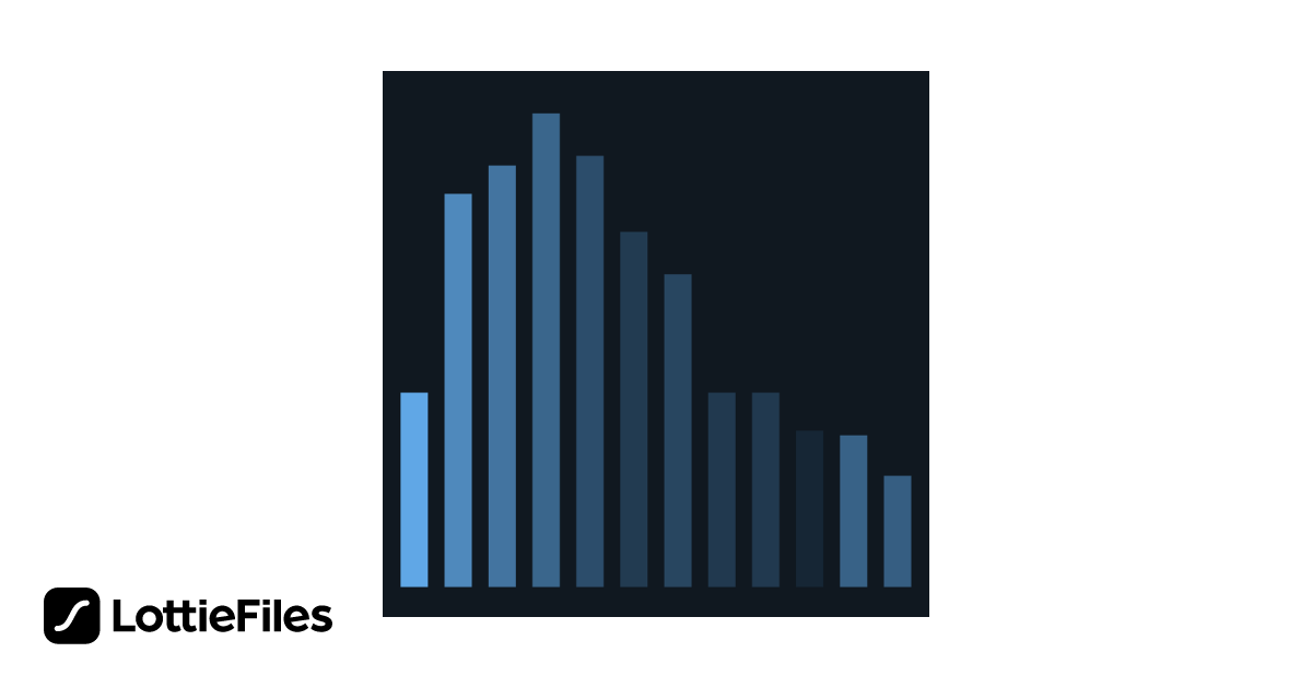Free Blue Bar Charts Animation by Singular Fact | LottieFiles