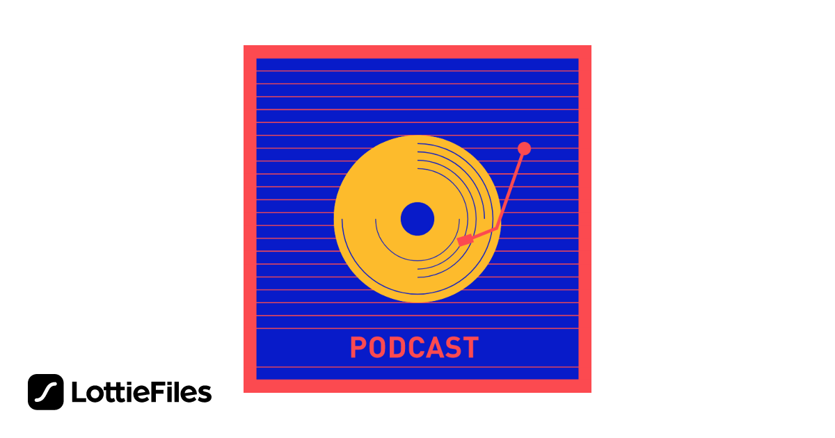Free Podcast Loop Animation by Mustafa Nada | LottieFiles