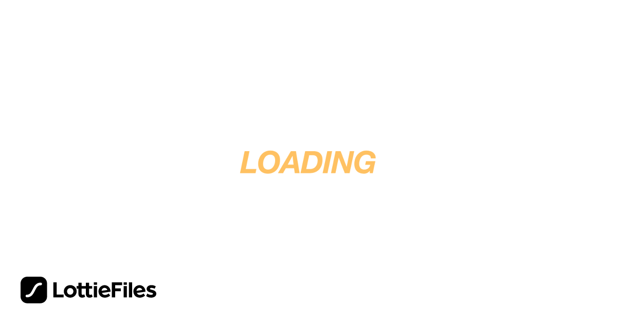 Free Loading text Animation by Tom Loughlin | LottieFiles