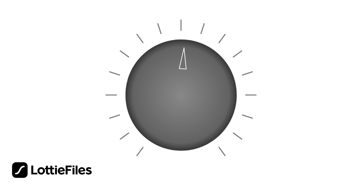 Free Knob Rotate Animation by Navid Khorshidi | LottieFiles