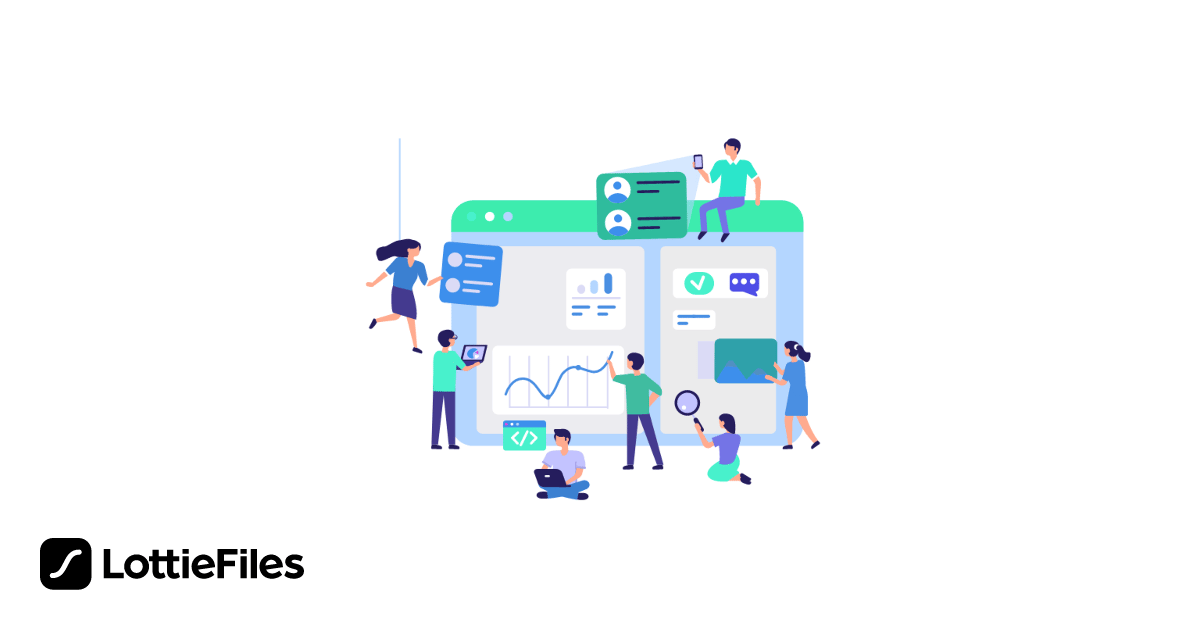 Free Dashboard Developer Animation by Edward Burns | LottieFiles