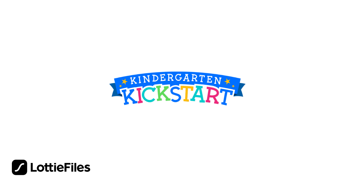 Free DSBN Kindergarten Kickstart Logo Animation by Spencer | LottieFiles