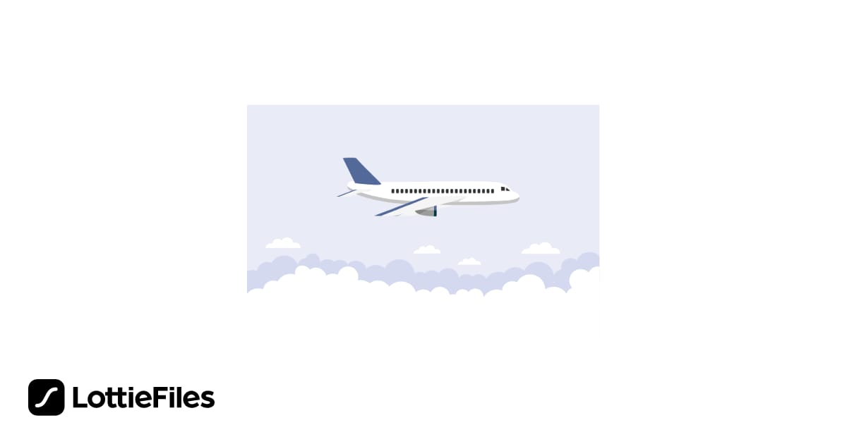 Free airplane Animation by Elle Lee | LottieFiles