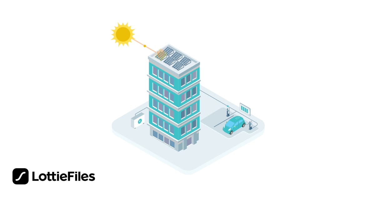 Free Solar Green Energy Animation by Vanja Paulik | LottieFiles