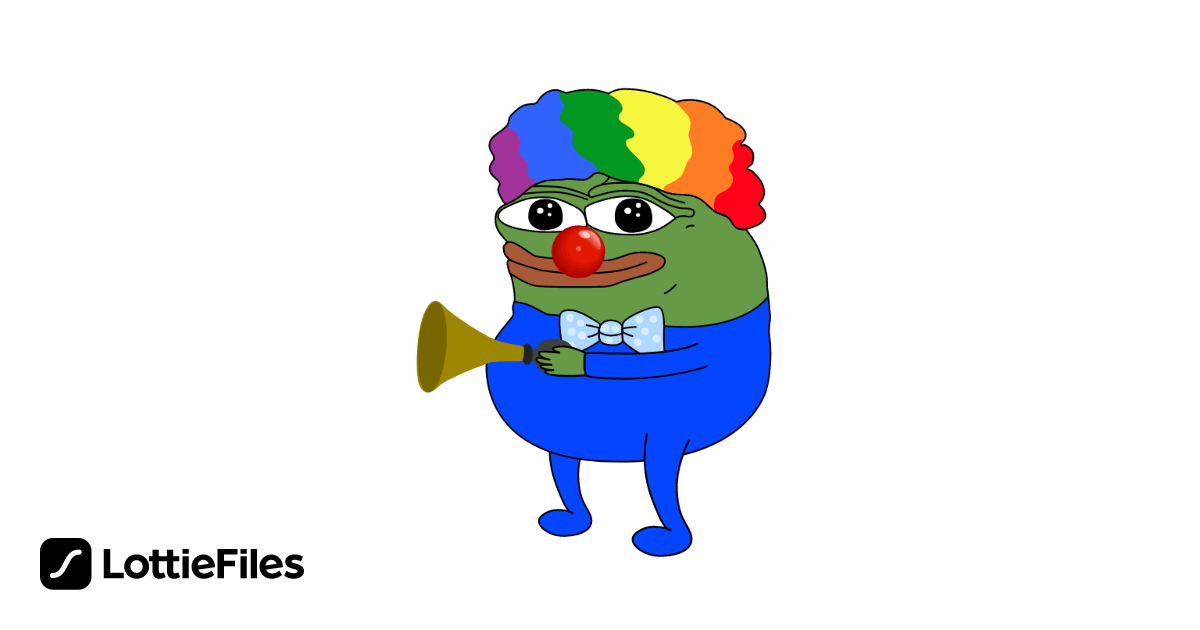 Free peepoClown1 Animation by Pavel Markushov | LottieFiles