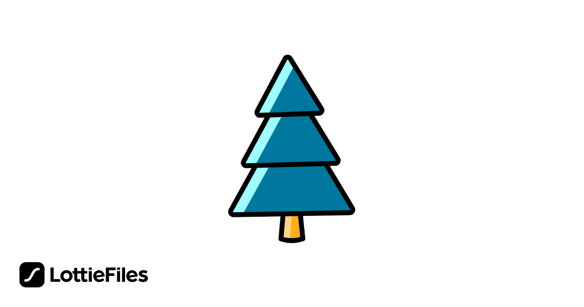 Animation gratuite Pine Tree par Victoria Shelest | LottieFichiers