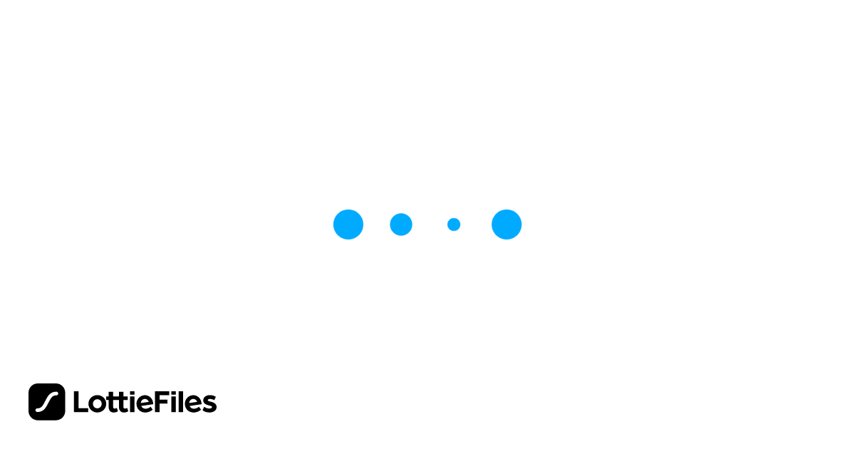 Free Dots Loading Blue Preloader Animation by Umer Khawer | LottieFiles