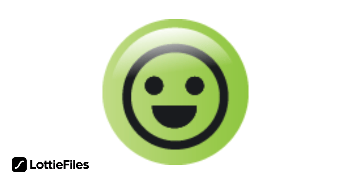 Free Green Smiley Animation by Protoverse AI | LottieFiles