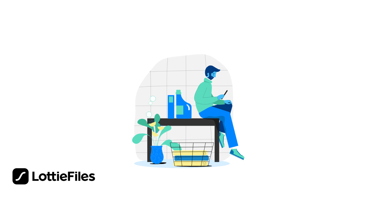 Free Laundry Animation by Thamara Tarek | LottieFiles