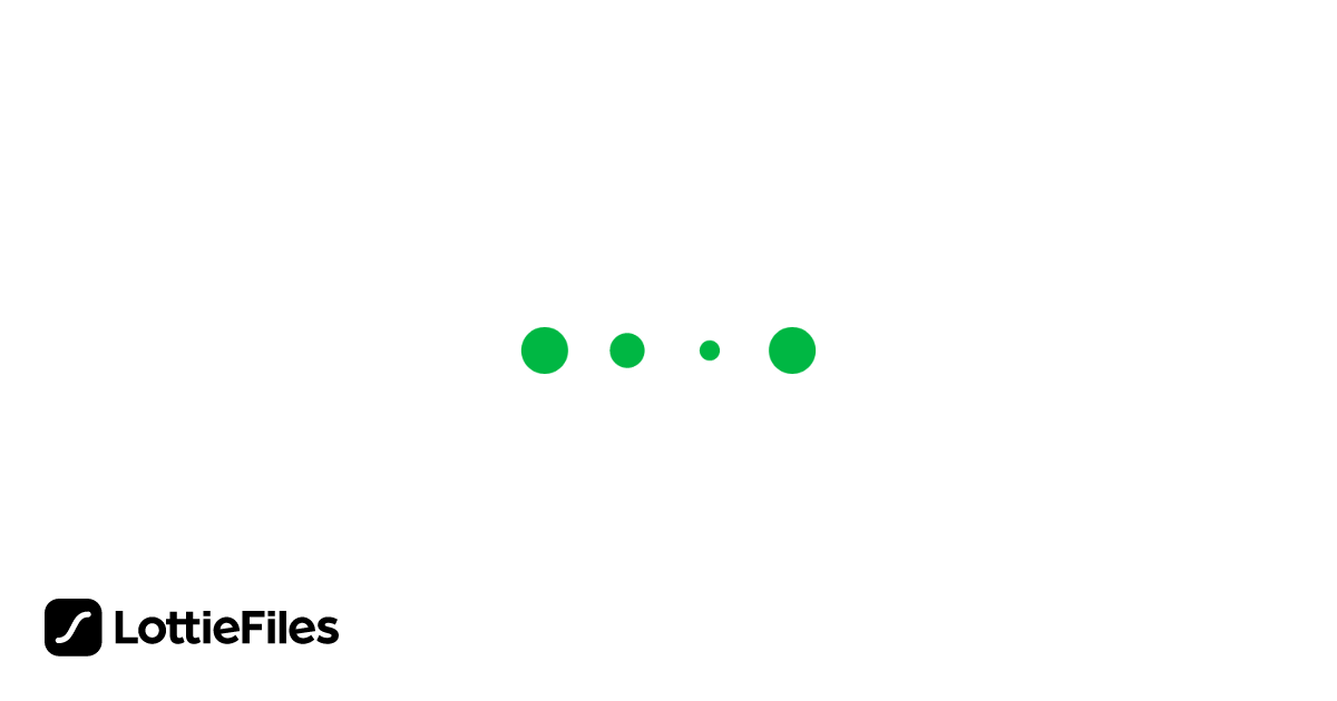 Free Dots Preloader Green Animation by Umer Khawer | LottieFiles