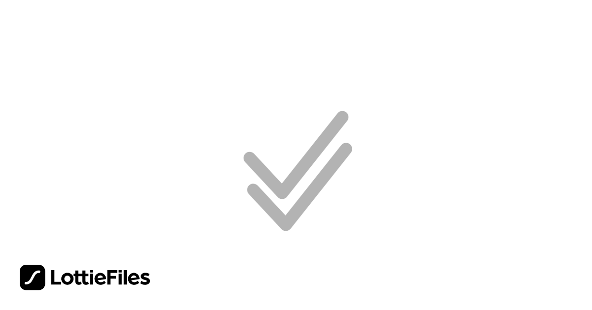 Free Message double check blue Animation by Umer Khawer | LottieFiles