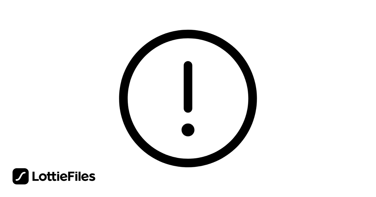 Free Alert Animation by roshan ashraf | LottieFiles