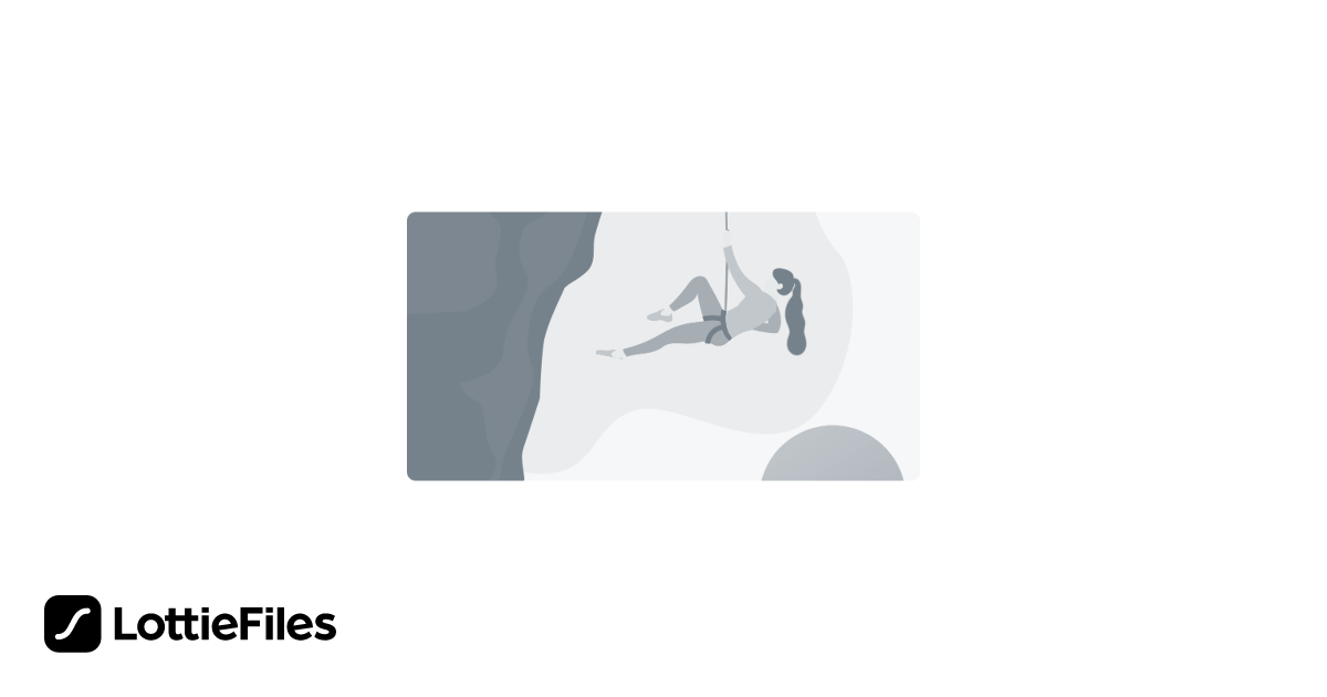 Free Abseiling Animation by Sylvain Filoni | LottieFiles
